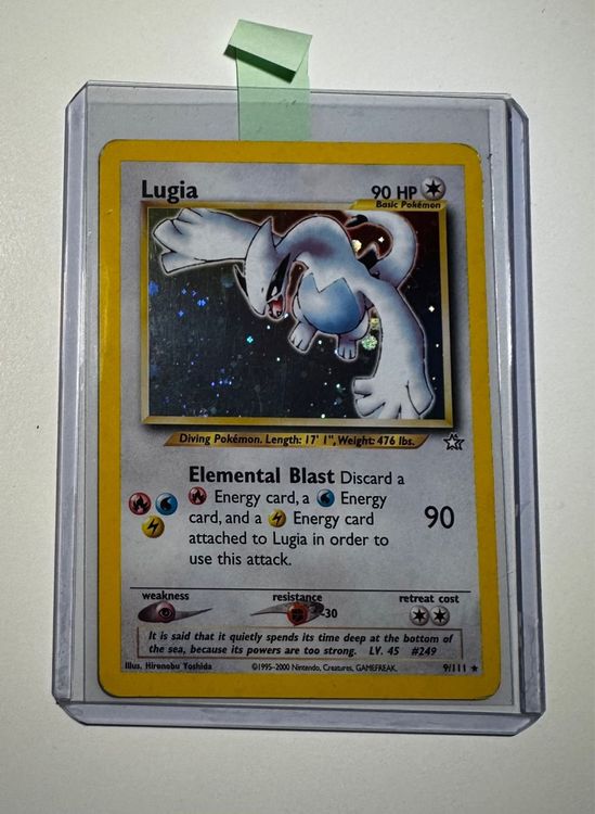 Carte Pokémon Lugia Rare, Neo Genesis, Edition 2000 (Gebraucht) in ...