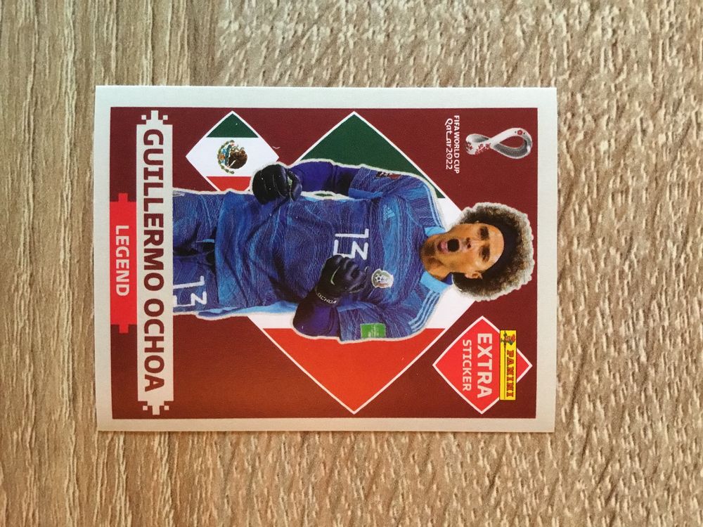 Panini 2022 Guillermo Ochoa extra sticker legend rare | Kaufen auf Ricardo