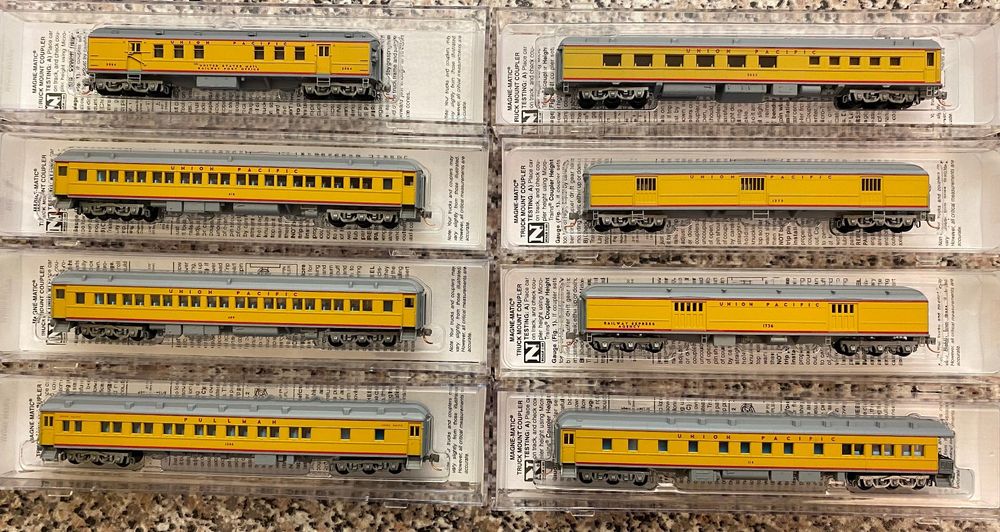 Spur N Micro-trains Union Pacific 8 Car Train, absolut Neu! (Gebraucht ...