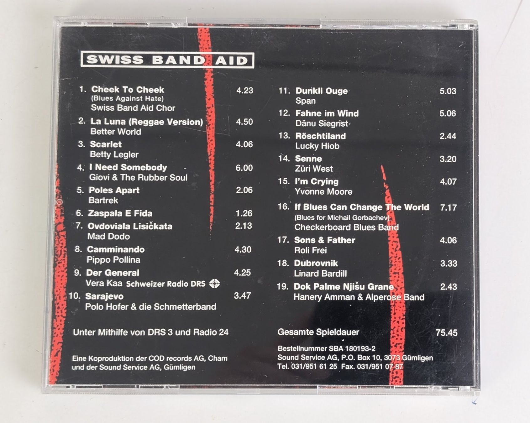 Swiss Band Aid CD – Mit Cheek to Cheek! Rarität! Top (Gebraucht) in ...