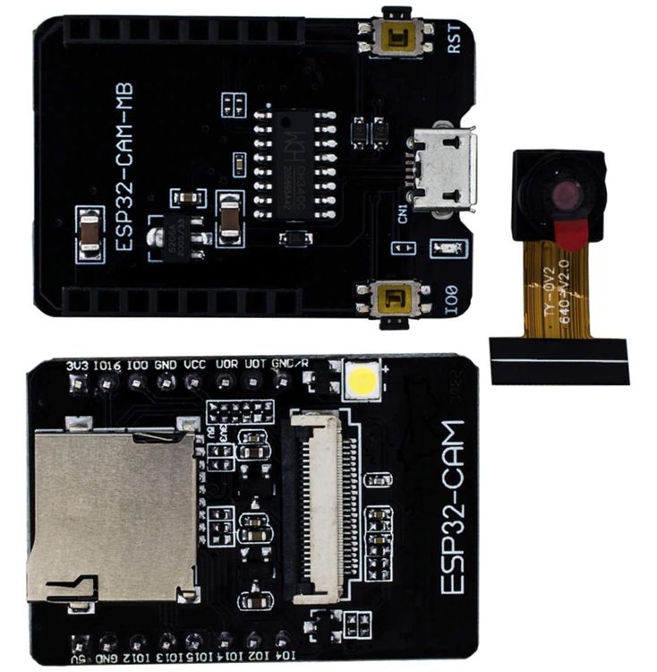 ESP32-CAM-MB - ESP32 + Kamera OV2640 + ProgBoard (Neu und ...