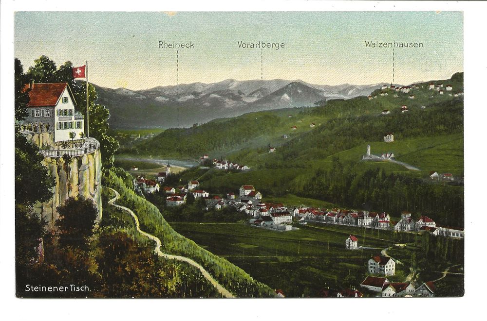 Thal (SG) Restaurant Steinerner Tisch - Rheineck - 1911 | Kaufen auf Ricardo