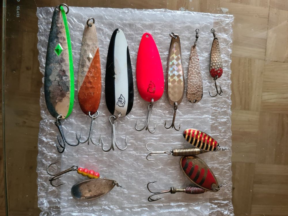Grössere Löffel und Spinner (Hecht, Zander u.s.w.) | Kaufen auf Ricardo