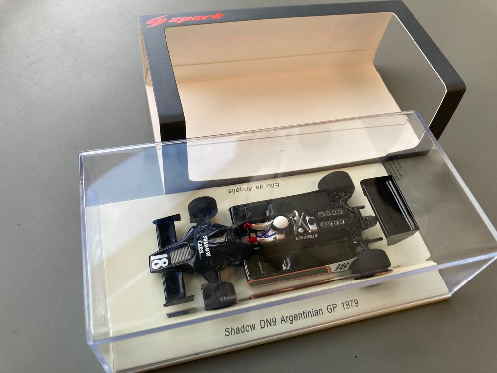 1:43 Spark Shadow DN9 Argentinian GP 1979 Elio de Angelis (Gebraucht ...