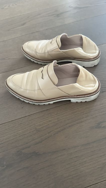 Ecco Lederschuhe Gr. 386, Beige, Top Zustand, Herbst 🍂🍁 (Gebraucht) in Männedorf für CHF 20 ...