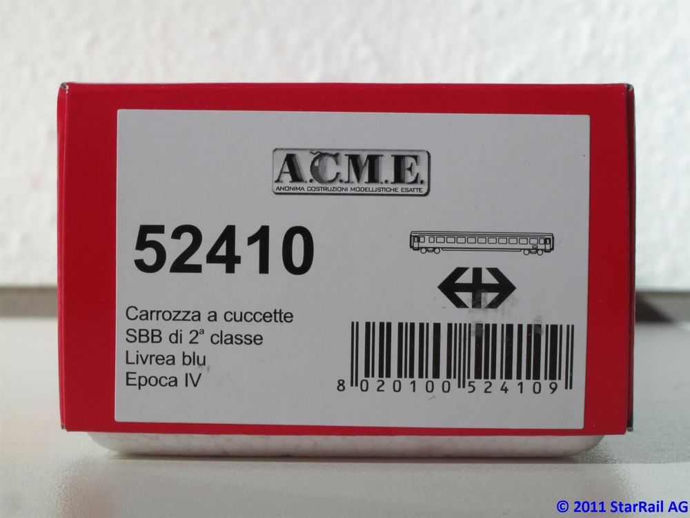A.C.M.E. 52410 SBB Eurofima Liegewagen (Neu und originalverpackt) in ...