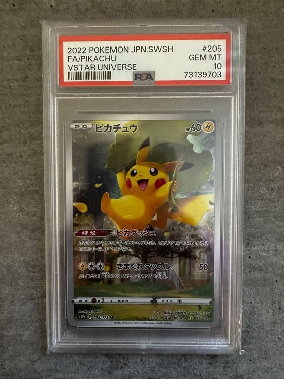 Godpack Pikachu Gem Mint PSA 10 205/172 AR VSTAR Universe | Kaufen auf ...