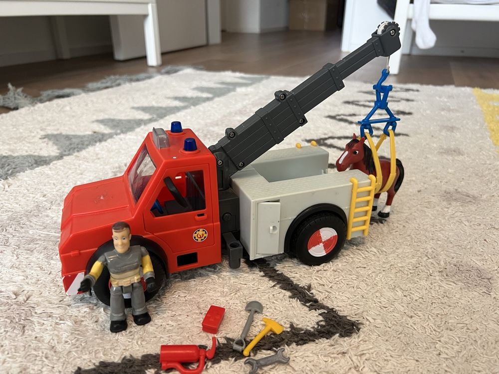 Feuerwehrmann Sam Phoenix mit Pferd und Figur | Kaufen auf Ricardo
