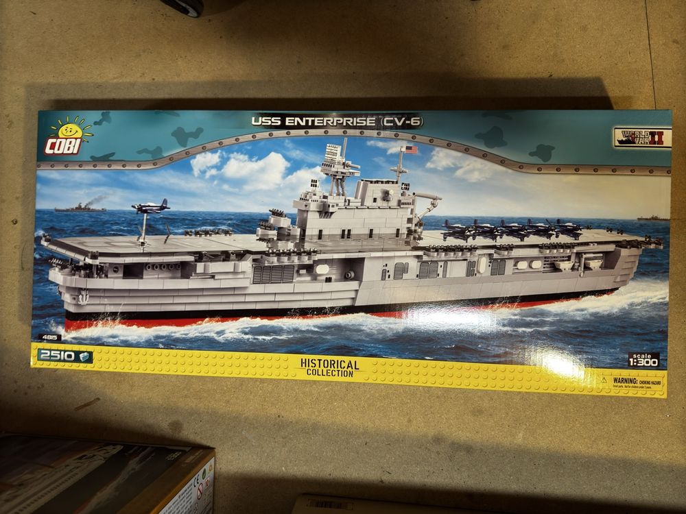 Cobi US Navy USS Enterprise CV 6 (Neu und originalverpackt) in ...