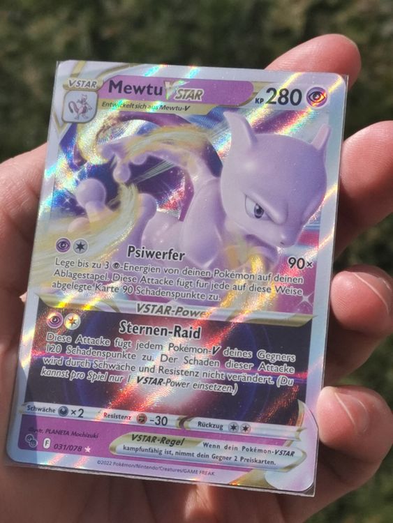 AKTION Mewtu Mewtwo V Set DE Alt Art Pokemon Karten (Neu (gemäss Beschreibung)) in Widen für CHF ...