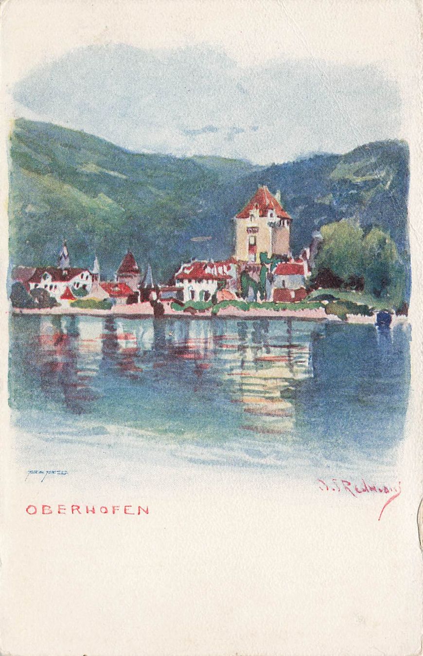 Litho Oberhofen am Thunersee (Gebraucht) in Schwyz für CHF 9 – mit ...
