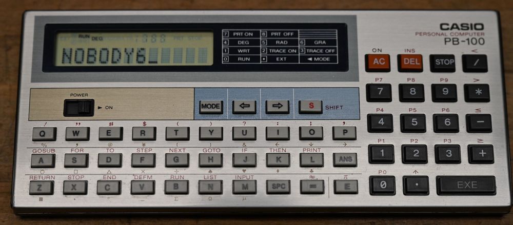 Casio PB-100 mit franz. Handbuch | Kaufen auf Ricardo