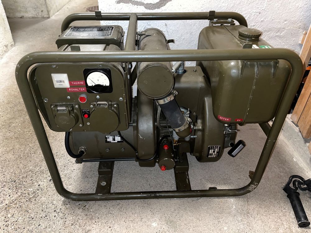 Generator Armee MAG 2.5kva Defekt (Gebraucht) in Illnau für CHF 61 ...