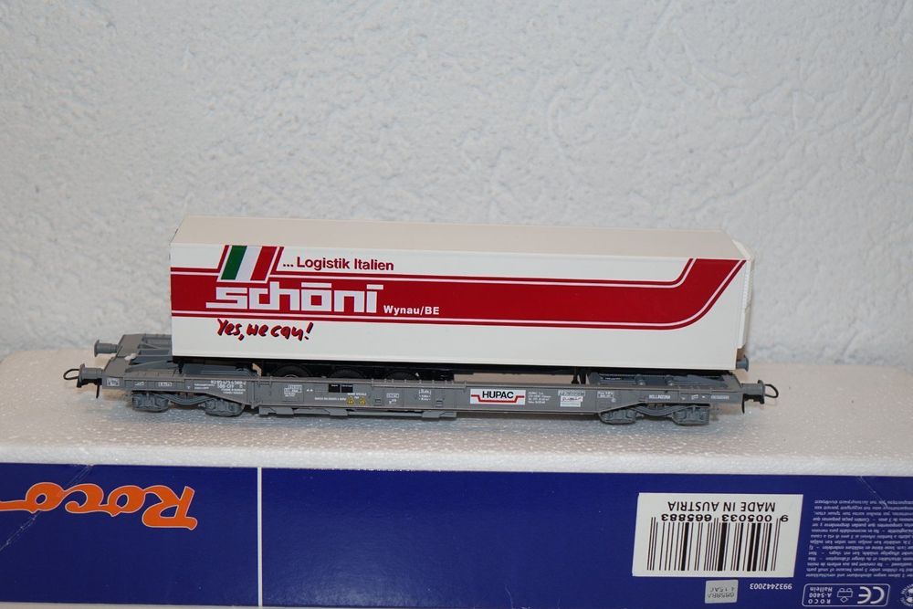 DC 66588 Roco SBB HUPAC Tschenwagen (Gebraucht) in Matten b. Interlaken ...