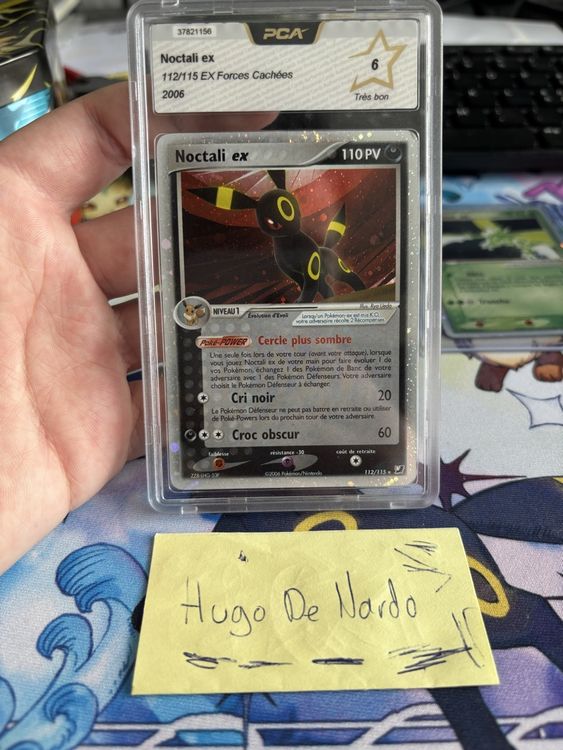 Carte Pokémon Noctali Ex PCA 6 FR (Neuf avec emballage d'origine) à ...