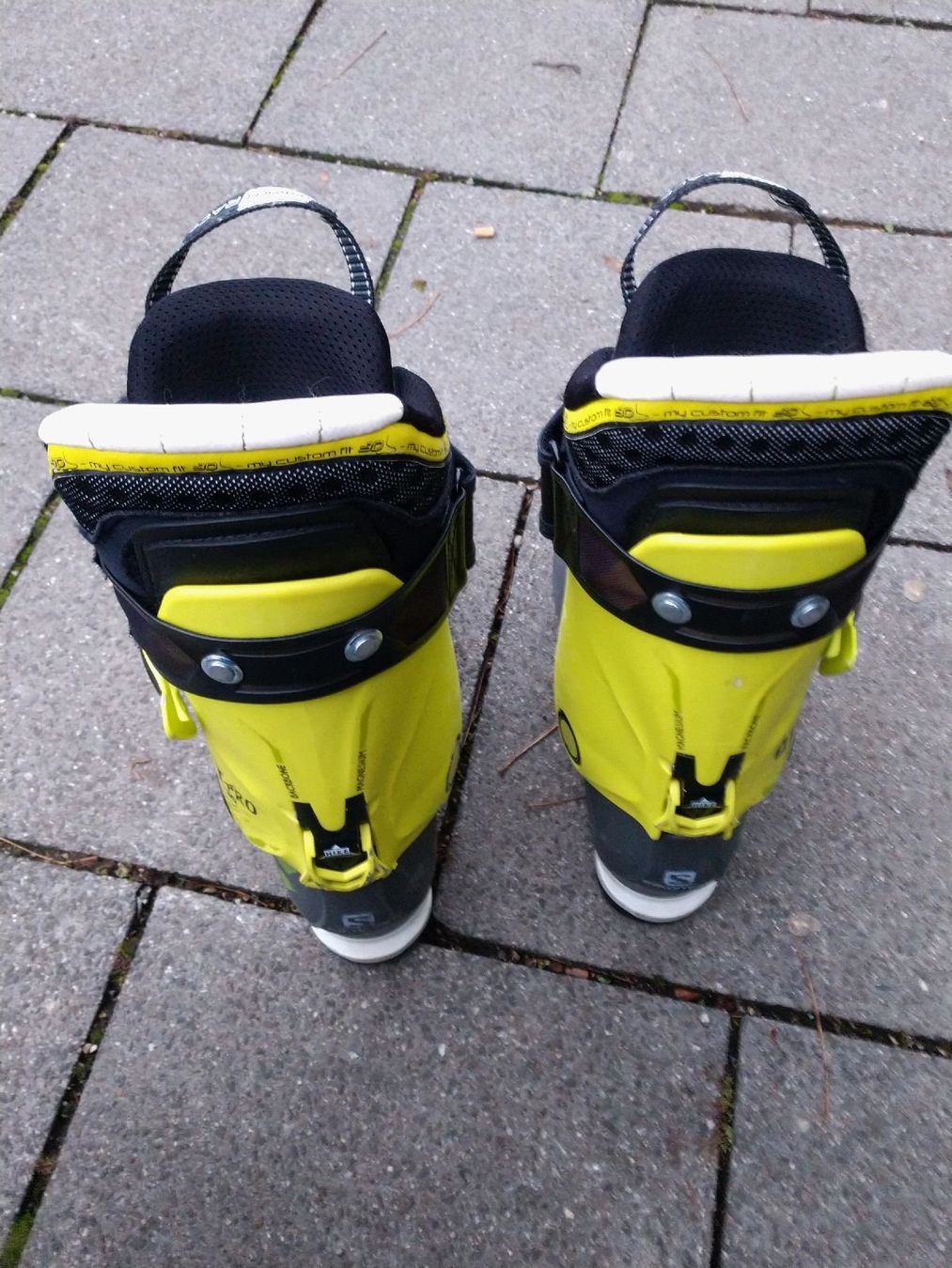 Salomon Quest Pro Skischuhe Gr 28 cm H130 Freeride Gelb Schw (Gebraucht ...