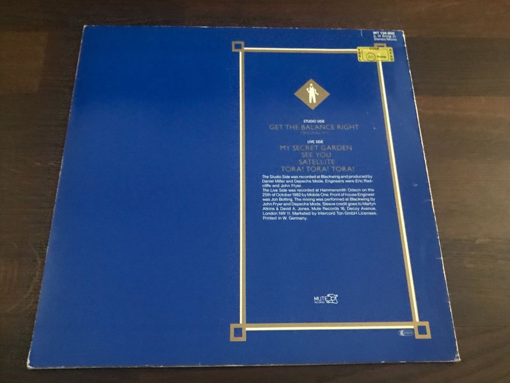 DEPECHE MODE - Get the Balance Right + Live Tracks - Limited (Gebraucht ...