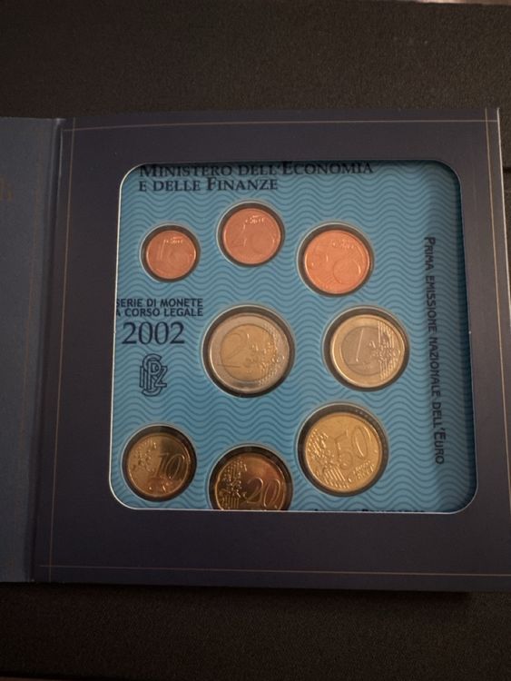 Euro Coin Set 2002 Italien (Neu und originalverpackt) in Kaltbrunn für ...