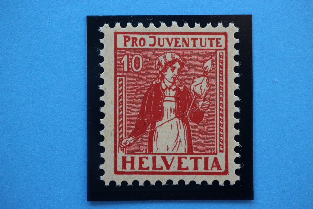 PJ 1917 - Nr. 9 tadellos postfrisch ** - TESSINERIN - 70.00 (Neu ...