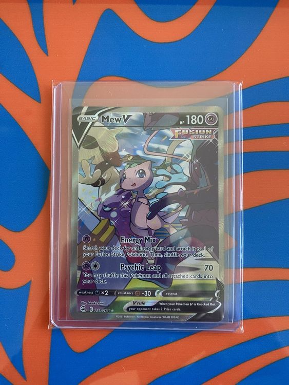 Pokémon Mew V Fusion Strike 251/264 Holo Full Art Ultra Rare (Neu ...