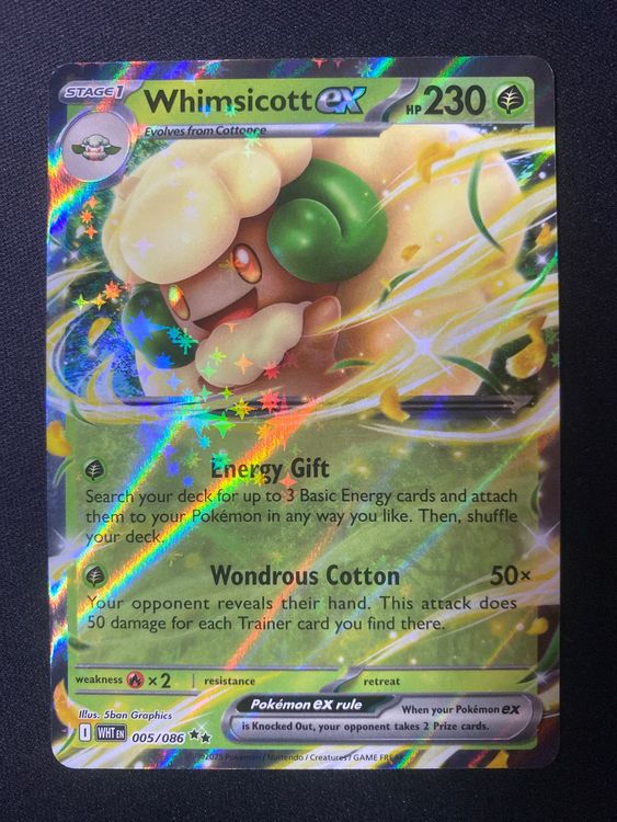 Whimsicott ex 5 - Elfun ex - White Flare - 🇺🇸 ab 1 (Neu (gemäss Beschreibung)) in Hausen AG für ...