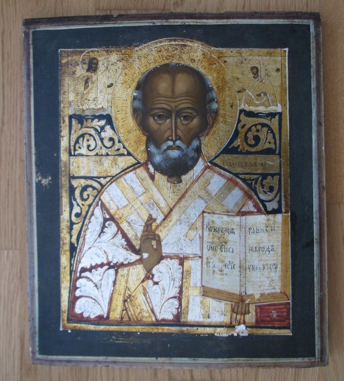 Ikone Heiliger Nikolaus / Russland / Antik | Kaufen auf Ricardo