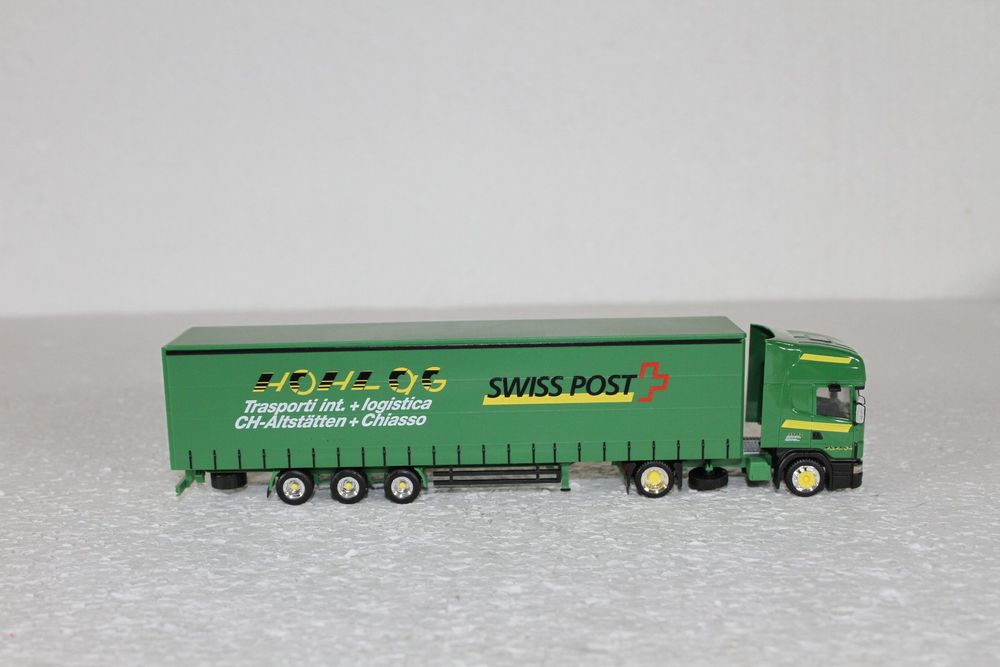 Herpa LKW Scania 144L Sattelzug Hohl AG Swiss Post (Gebraucht) in ...