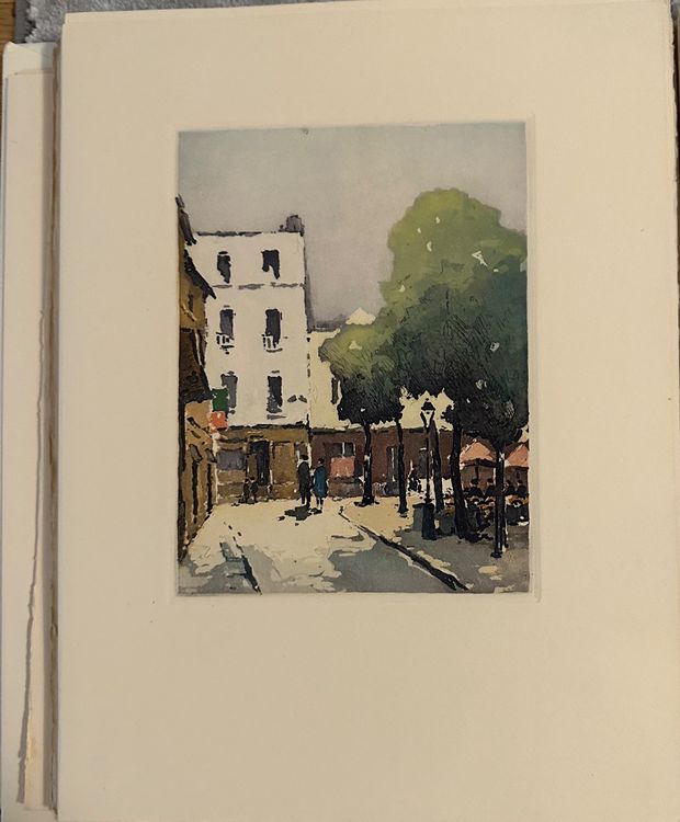 Pierre Mac Orlan Montmarten original Aquarell | Kaufen auf Ricardo
