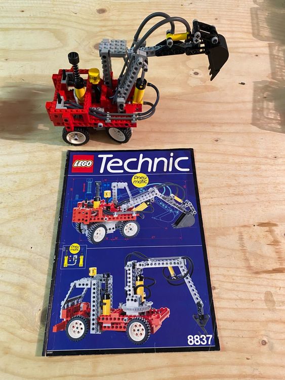 LEGO Technic Set 8837 Pneumatik Bagger 80er Jahre Vintage (Gebraucht ...