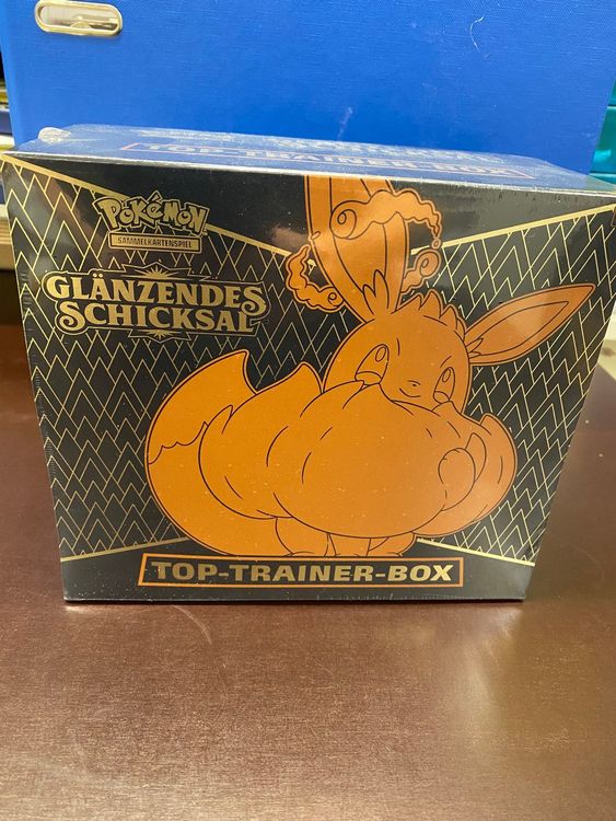 POKEMON-TOP TRAINER BOX-GLÄNZENDES SCHICKSAL-2021 (Neu und ...