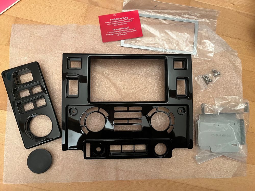 Radioblende Doppel DIN für Land Rover Defender 2007-2016 (Neu (gemäss ...