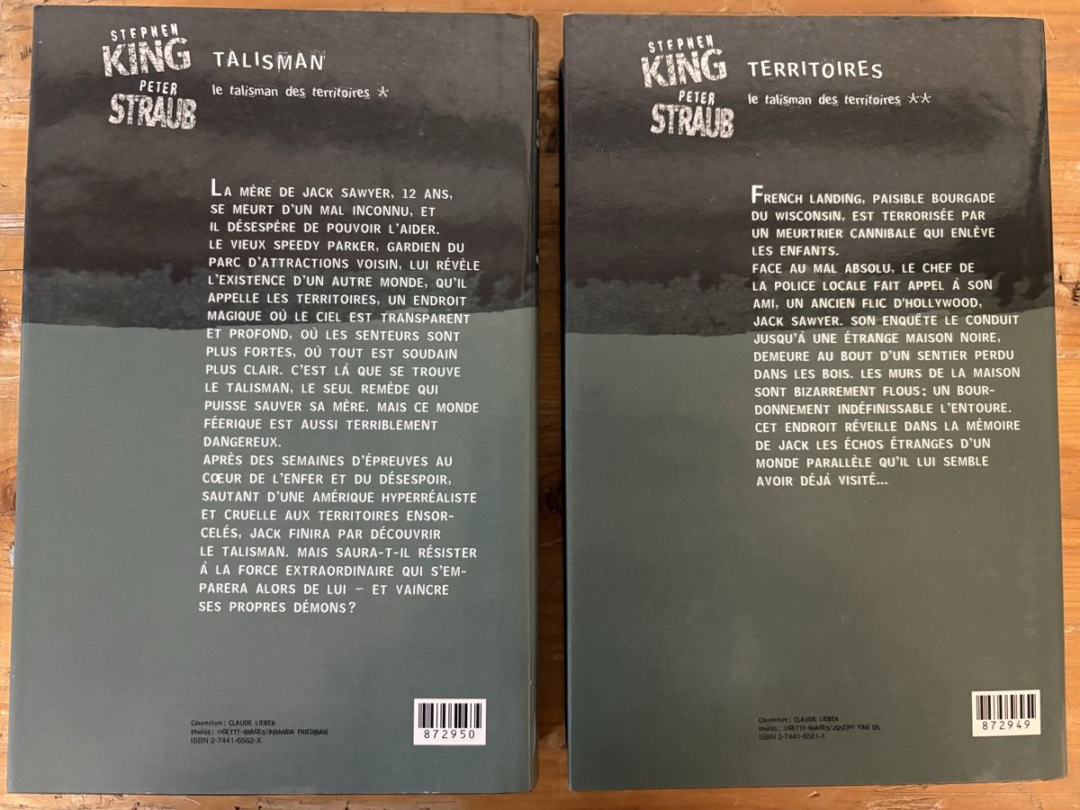 Stephen King & Peter Straub – Le Talisman + Territoires (D'occasion) à ...