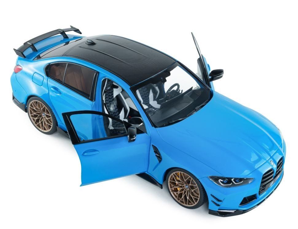 BMW M3 (G80) blau 1/18 Solido NEUHEIT (Neu und originalverpackt) in ...