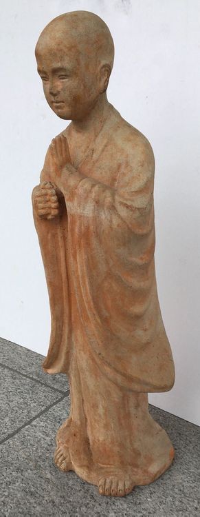 Grosse Keramik Mönch-Skulptur | Kaufen auf Ricardo