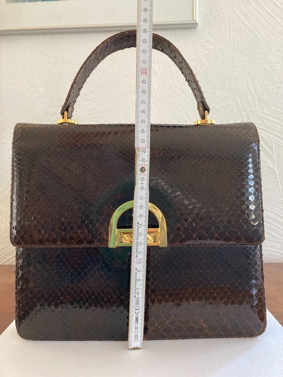 VINTAGE LACK - LEDERTASCHE Damentasche Tasche | Kaufen auf Ricardo