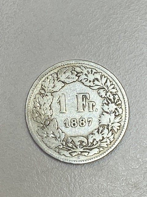 1 Fr. Silber Schweiz 1887 s | Kaufen auf Ricardo