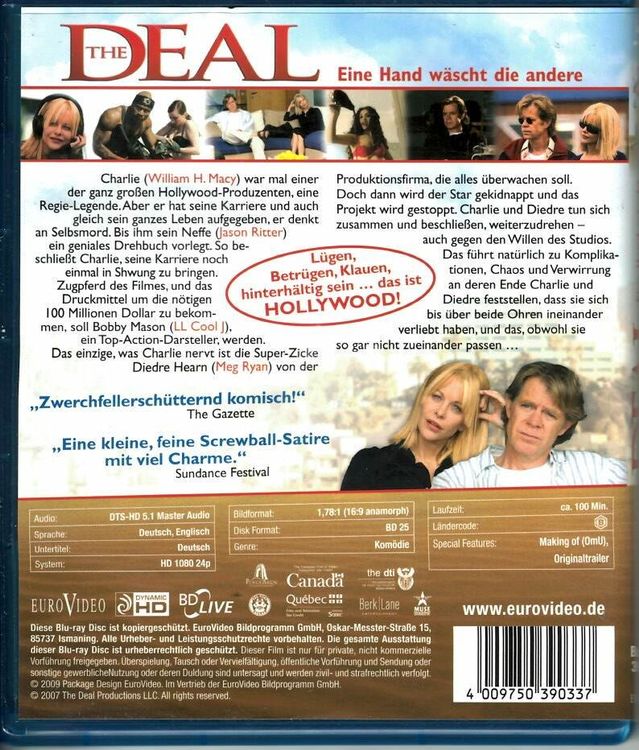 The deal - Meg Ryan - BLURAY (Gebraucht) in Winterthur für CHF 3 – mit ...