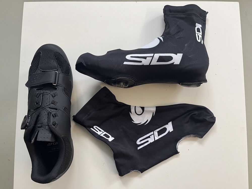 Rennradschuhe Giro Savix 2 Gr. 44 Boa inkl. Überschuhe SIDI | Kaufen ...