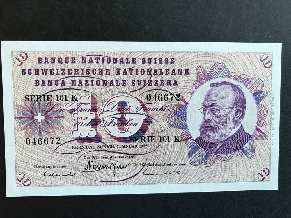 Schöne, alte 10 Franken CH-Note (Neu (gemäss Beschreibung)) in Feldmeilen für CHF 11 – mit ...