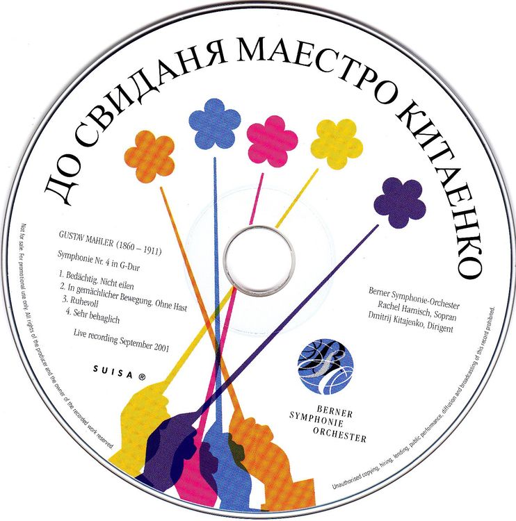 CD Abschiedskonzert Dmitrij Kitajenko Berner Symph Orchester (Gebraucht ...