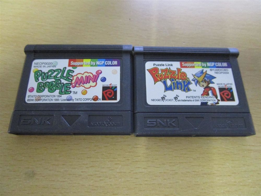 2 x Neo Geo Pocket Color Games SNK NGPC | Kaufen auf Ricardo