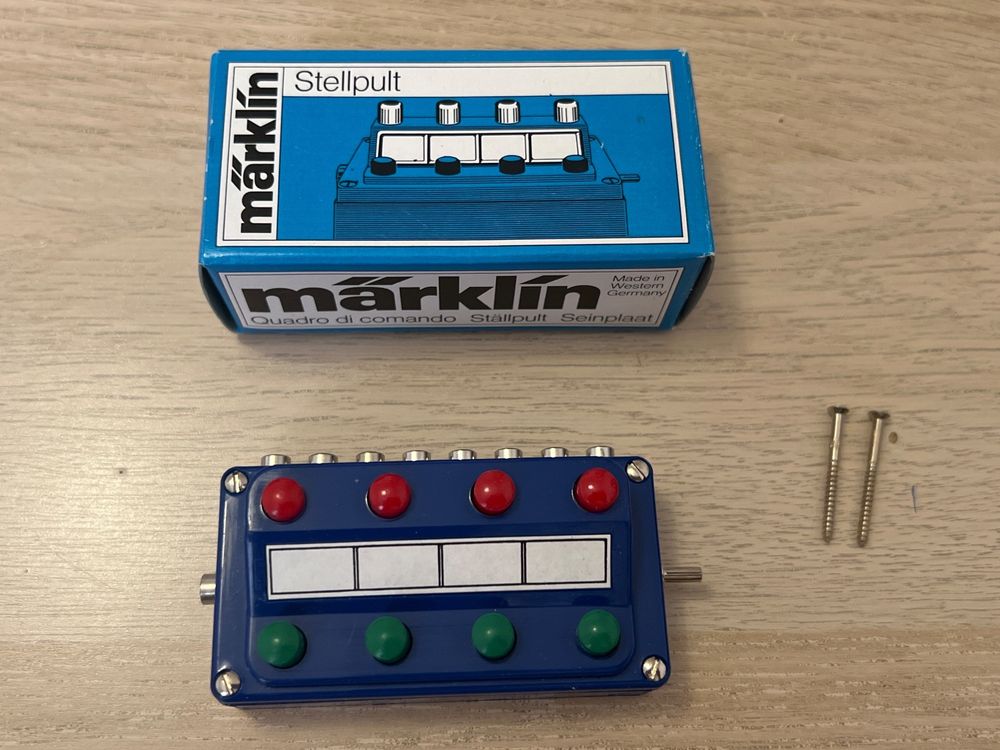 Märklin 7072 Stellpult H0 OVP NEU (Gebraucht) in für CHF 10 – mit ...