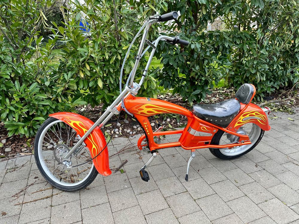 CHOPPER E-BIKE EIN HINGUCKER MEGA COOL WIRKT WIE EINE HARLEY | Kaufen ...