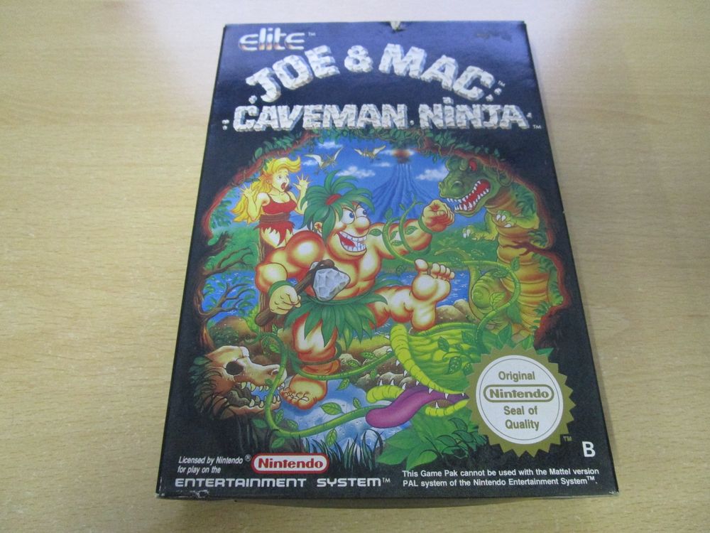 Joe&Mac:Caveman Ninja-Nintendo Entertainment System-BRANDNEU (Neu und ...