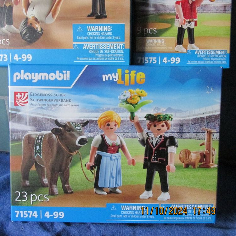 Playmobil Set Schwinger, Trachtenpaar, Fahnenschwinger NEU (Neu und originalverpackt) in ...