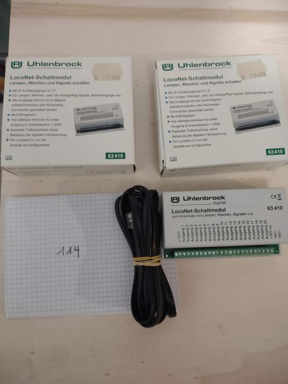 Loconet Uhlenbrock Schaltmodule (3 Stk.) (63410) (114) | Kaufen auf Ricardo