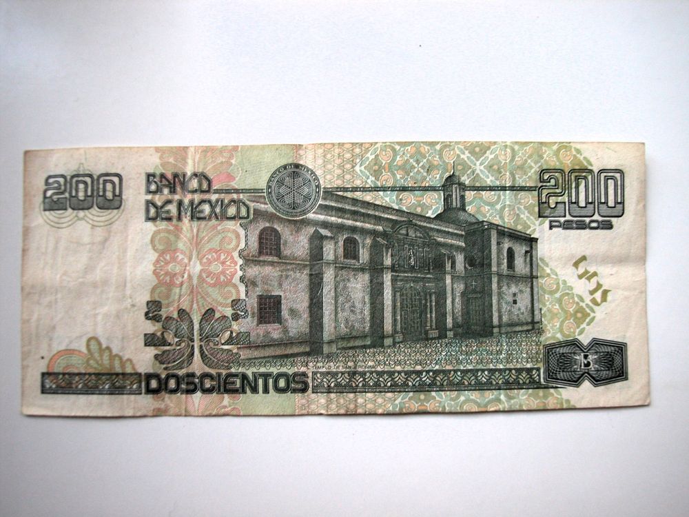 Banknote 200 Pesos, Banco de Mexico, Oct. 2000, Serie BX | Kaufen auf ...