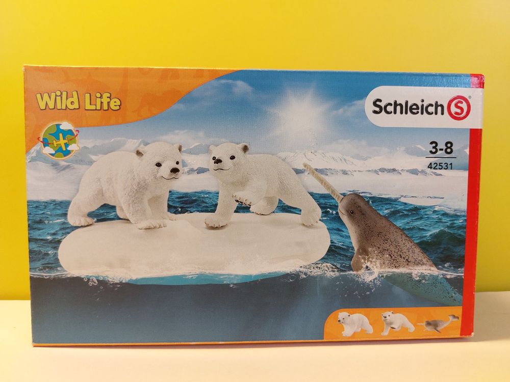 SCHLEICH Wild Life - 2 Eisbären und Narwal 42531 NEU | Kaufen auf Ricardo