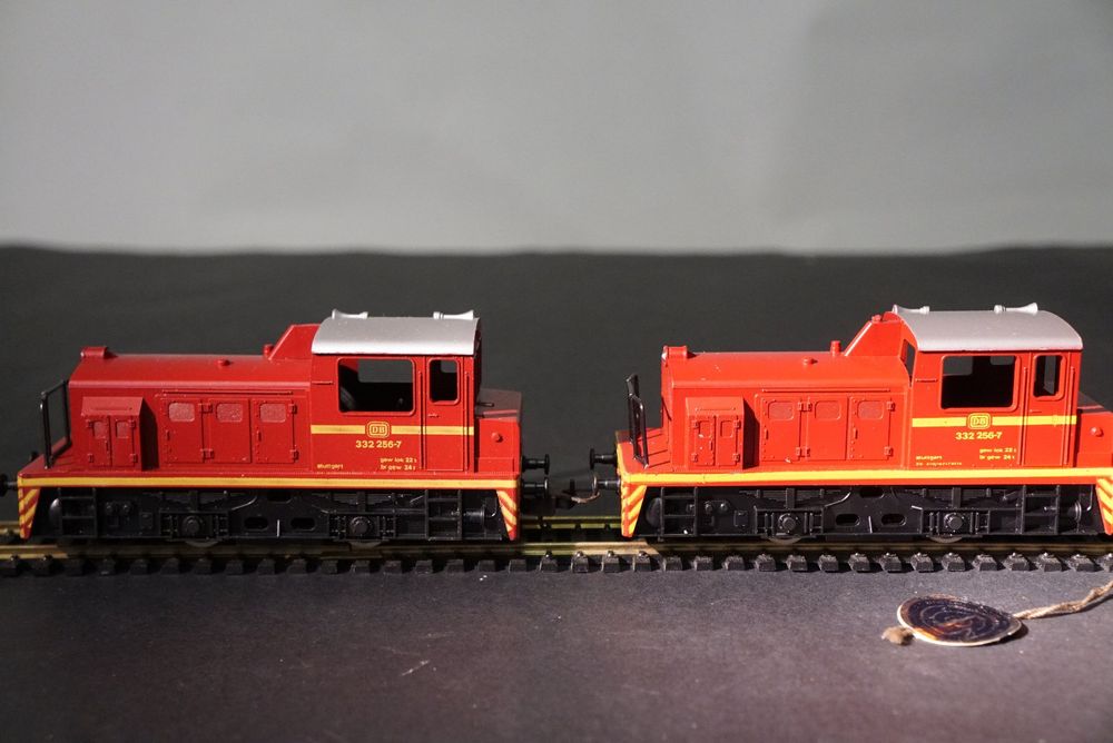 Neue Lima H0 DC Diesellok BR 332 256-7 der DB rot No 1653 (Neu und ...