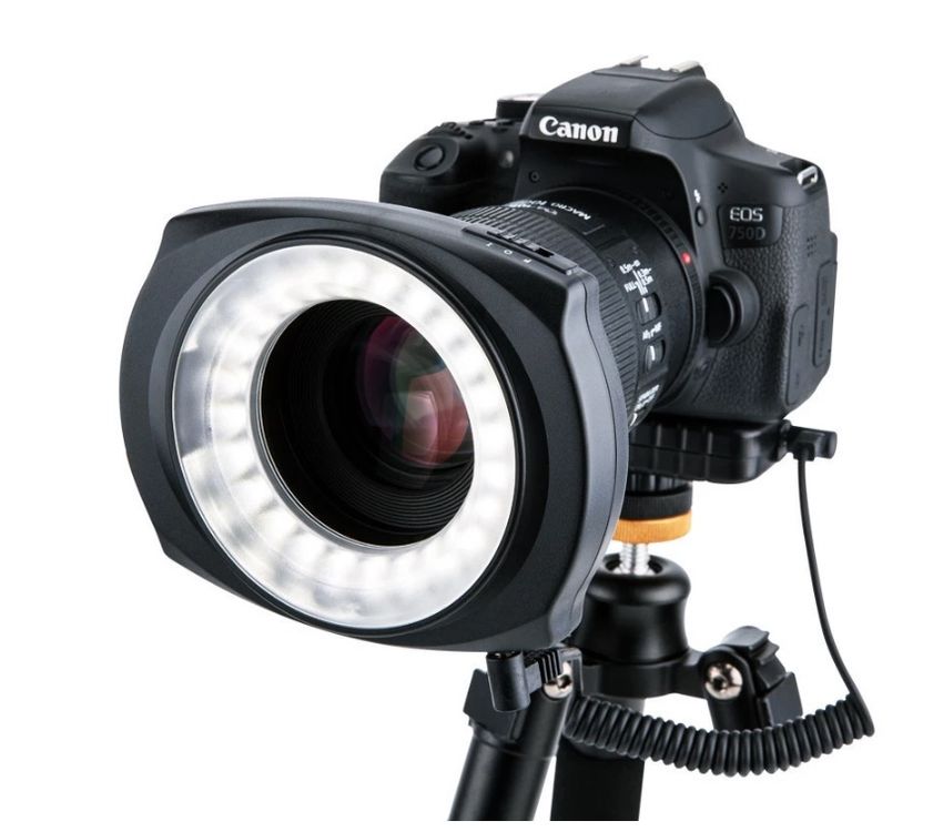 DSLR Kamera Video Speedlite Makro-Ringlicht mit LED: Die per (Neu und ...
